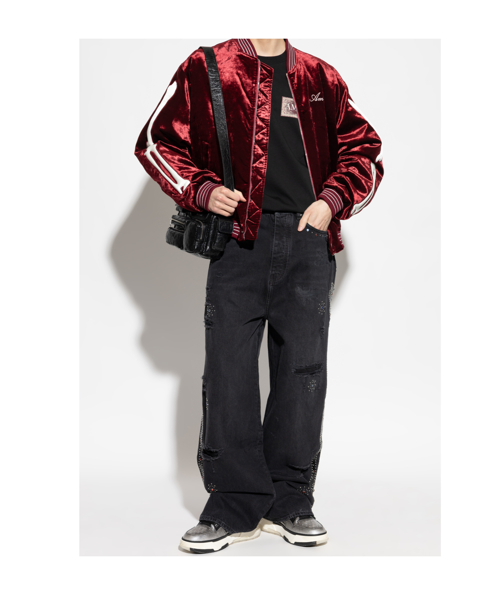 AMIRI Amiri Zipped Bomber Jacket